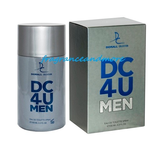 DORALL COLLECTION DC 4U COLOGNE FOR MEN 3.3 OZ 100 ML EAU DE TOILETTE ...