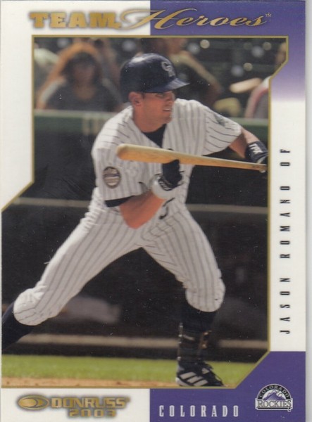 2003 Donruss Team Heroes - Glossy #176 Jason Romano for sale online | eBay