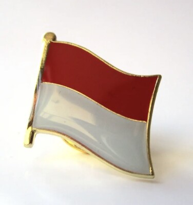 Indonesia Flag Country Pin Lapel Tie Necktie Tack LDS Missionary ...