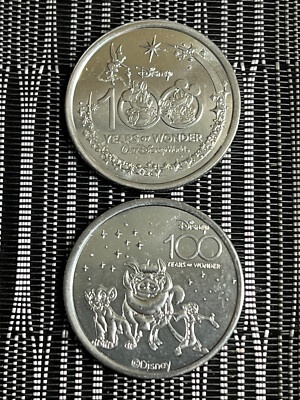 WALT DISNEY WORLD SIMBA TIMON PUMBAA 100 YEARS OF WONDER SILVER ...