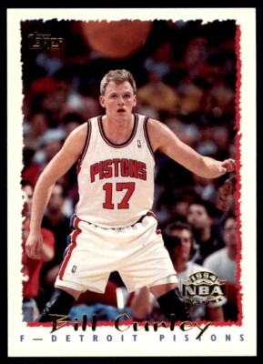 1994-95 Topps Bill Curley Rookie . Detroit Pistons #336 | eBay