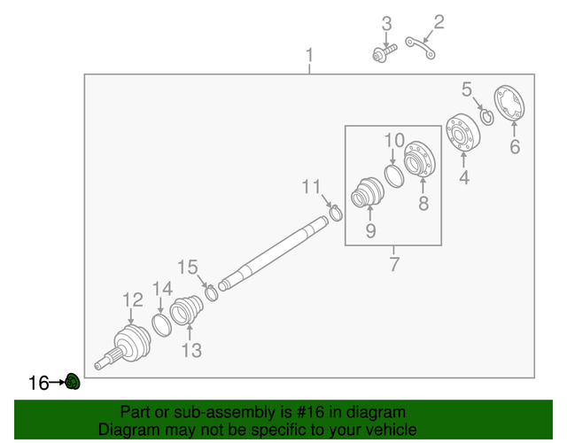 Genuine OEM Porsche 99908413502 Axle Nut Hexagon for sale online | eBay