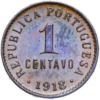 Portugal coin-1 centavo 1918-conservation! | eBay