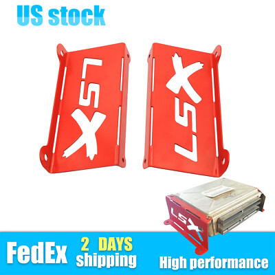 6.0L 5.3L LS 411 ECM LSX CNC Cut Engine Computer Mount Bracket PCM Swap ...