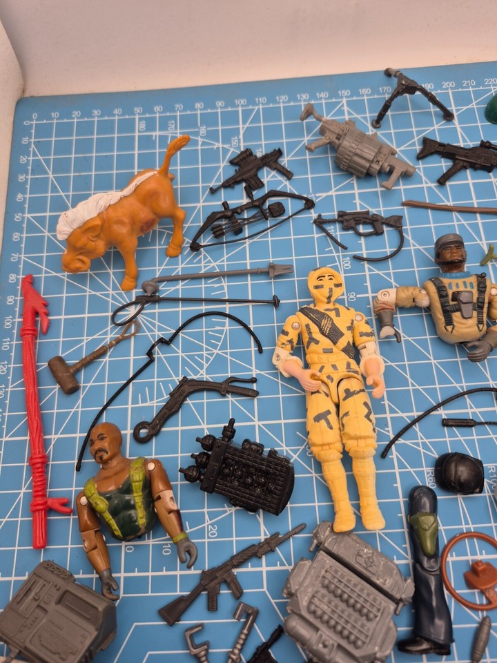 GI Joe Weapons and Accessories Lot ARAH 80’s 90's Parts figures parts ...
