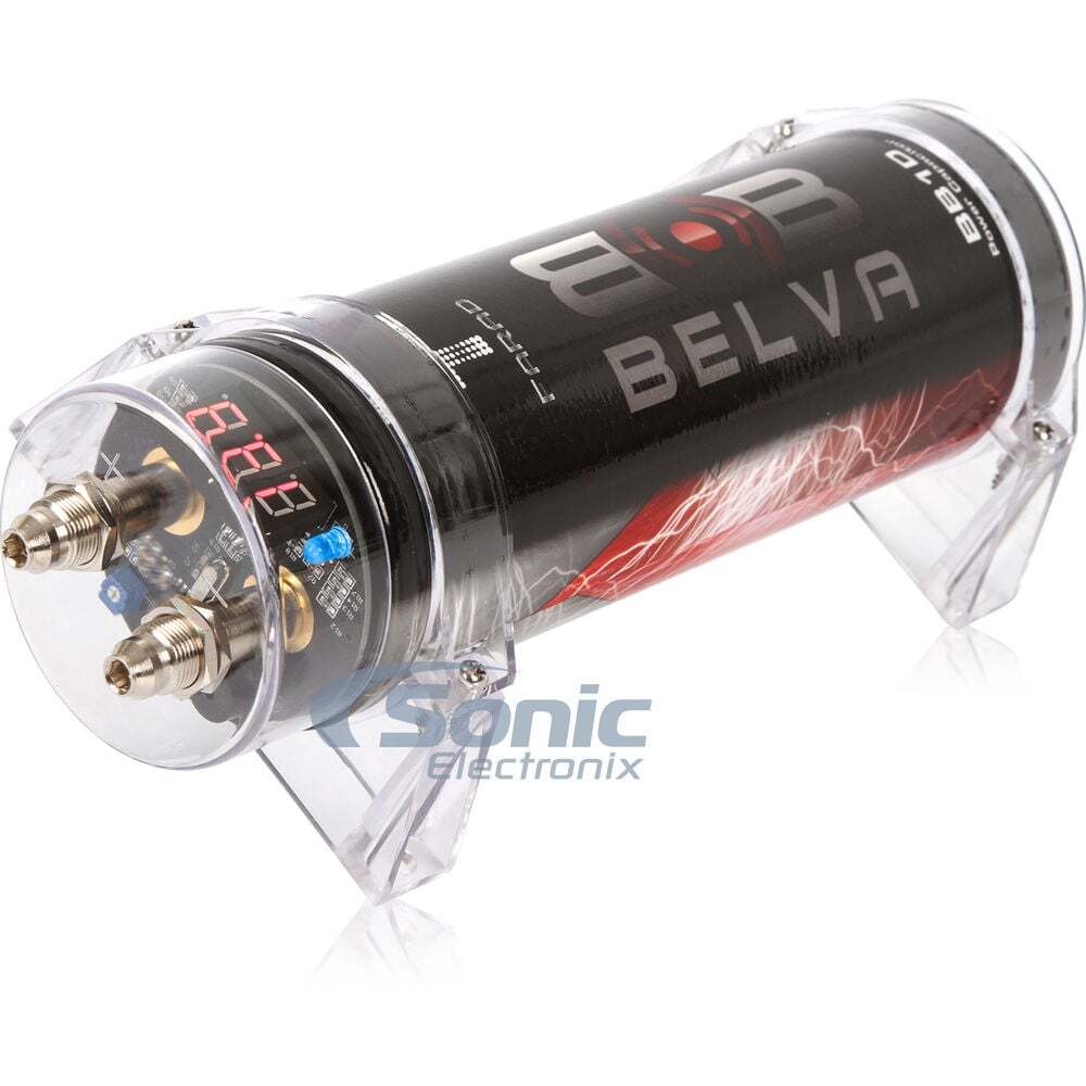 Belva 1 Farad Capacitor with 4 Gauge 2-Channel Amp Kit (B1DK42BK) | eBay