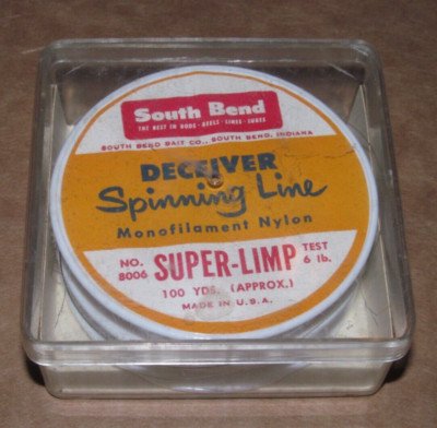 Vintage South Bend Deceiver 2 - 6 Lbs. Test Mono Fishing Spools With ...