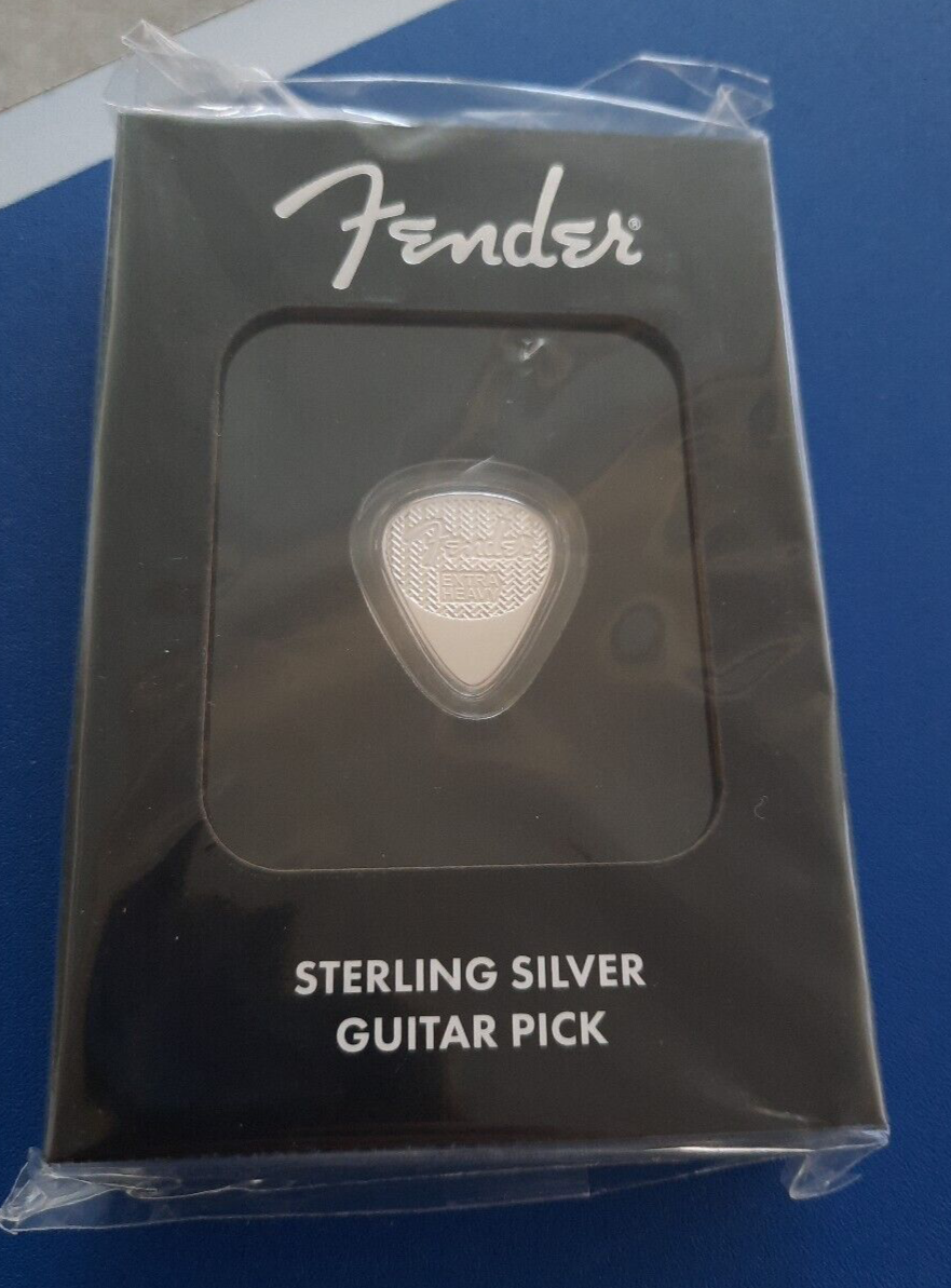 Fender Sterling silver Guitar Pick PAMP 5G Sterling silver 2021 ...