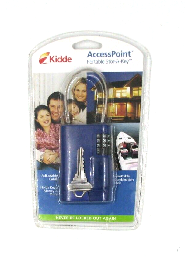 Kidde Security 001845 Blue AccessPoint Portable Stor-A-Key,No 1845. | eBay