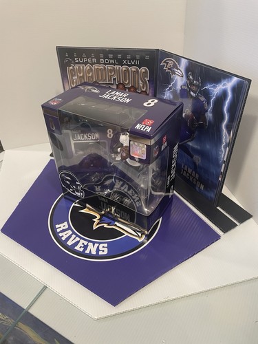Custom Lamar Jackson Figure, Includes Ravens Team Display | eBay