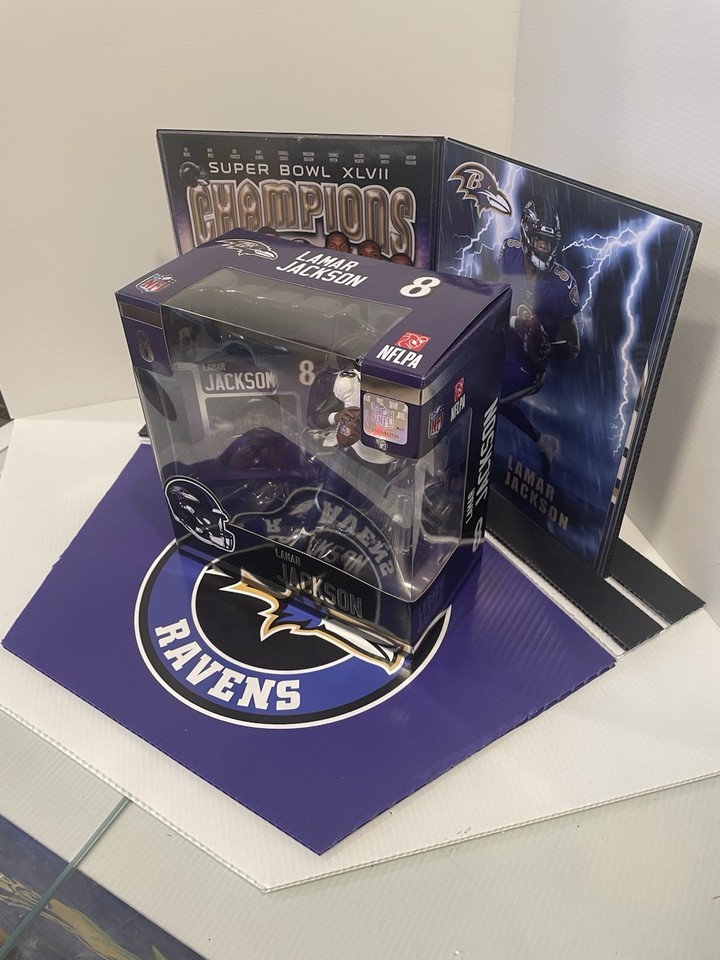 Custom Lamar Jackson Figure, Includes Ravens Team Display | eBay