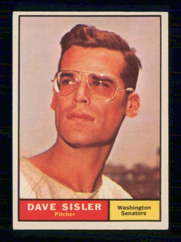 1961 TOPPS BASEBALL # 239 DAVE SISLER INV J8146 | eBay