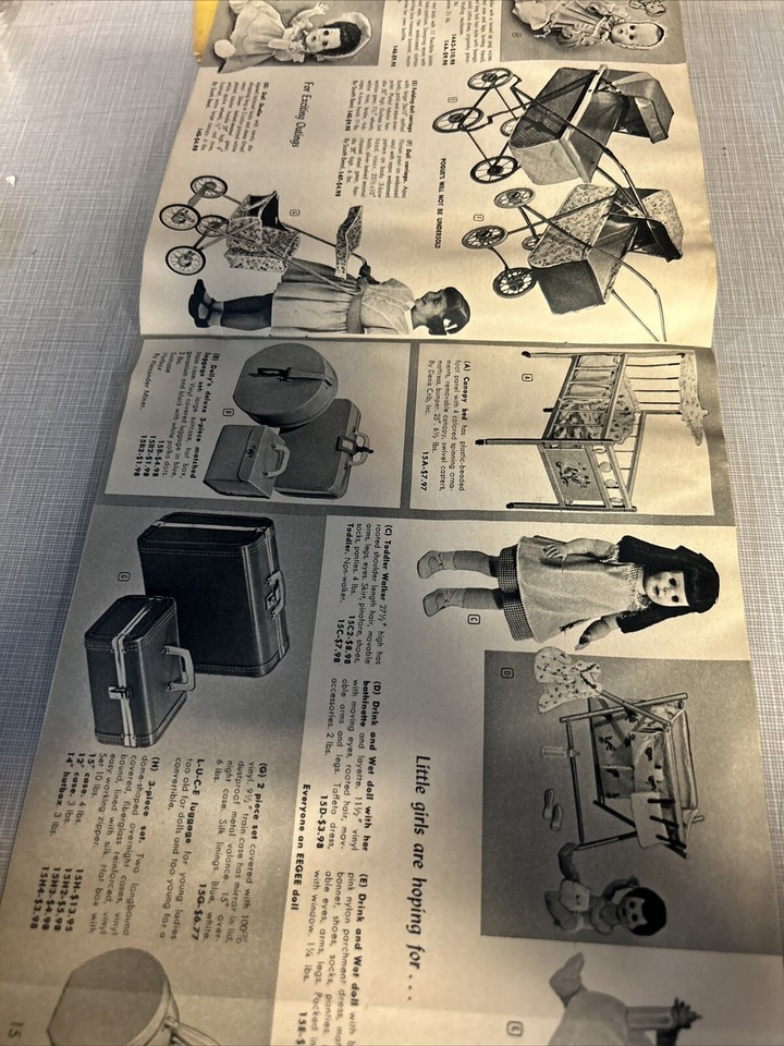 Vintage 1960 Pogue’s Department Store Toy Catalog Toy Time | eBay