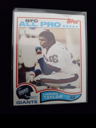 1982 Lawrence Taylor Topps Rookie Card Super Nice | eBay