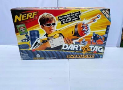 NERF Dart Tag Swarmfire Blaster 2010 NEW In Factory Sealed Box 28509 | eBay