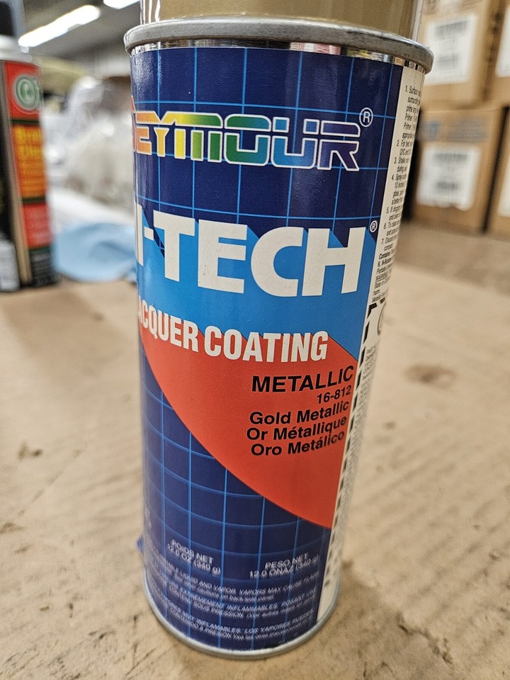 Seymour HITECH Anodized Gold Metallic Paint 16-812 Brake Booster Vacuum ...