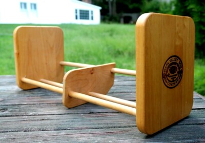 NAPA VALLEY BOX COMPANY WOOD CD DVD BLUE RAY STORAGE RACK | eBay