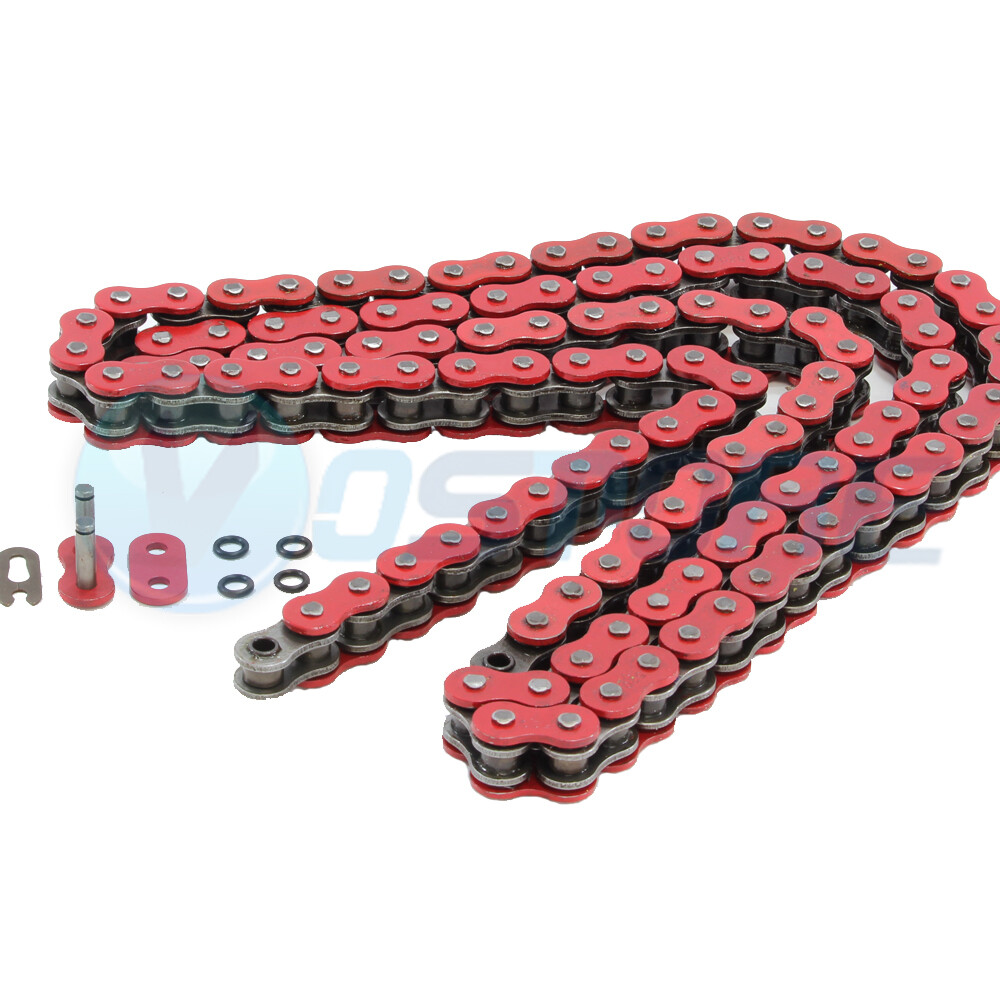 Red 520x110 O-Ring Drive Chain ATV Motorcycle MX 520 Pitch 110 Links | eBay
