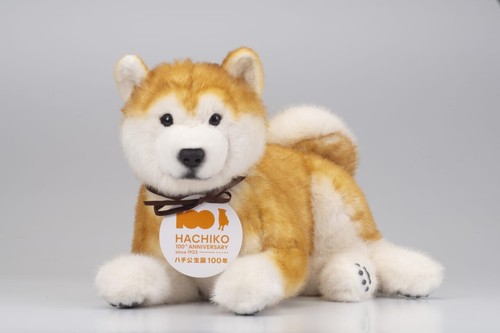 Akita dog HACHI/stuffed toy type communication robot Hachiko 100th ...
