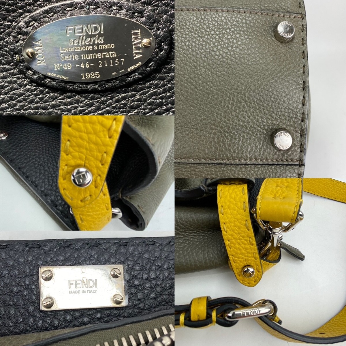 FENDI Briefcase SELLERIA large Peekaboo Iconic Essential FENDI Briefcase SELLERIA large Peekaboo Iconic Essential