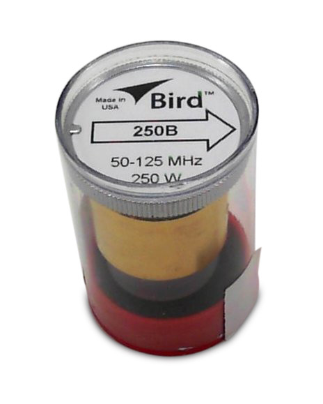 50-125 250B Bird 43 MHz Wattmeter Slug Element 250w for sale online | eBay