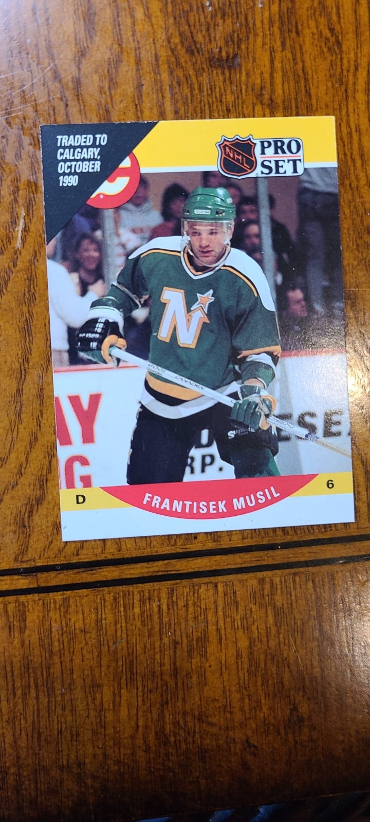 1990-91 Pro Set Frank Musil Calgary Flames #425 | eBay