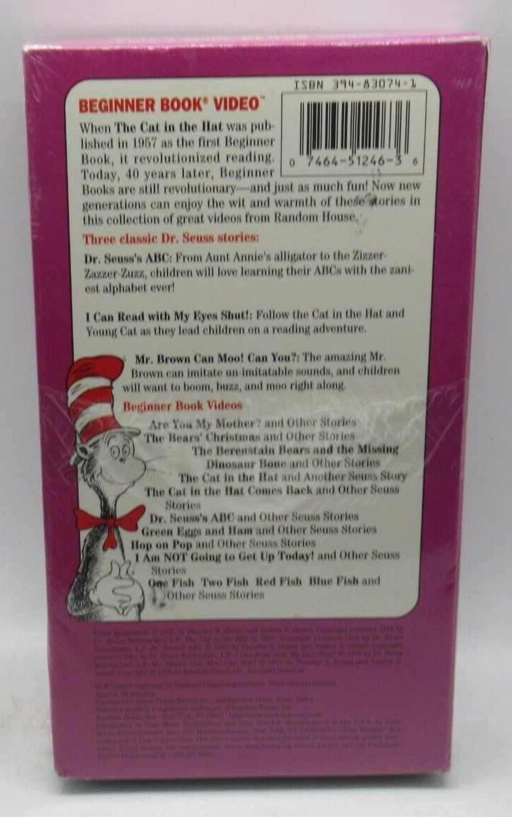 Dr. Seuss ABC (VHS, 1994) for sale online | eBay