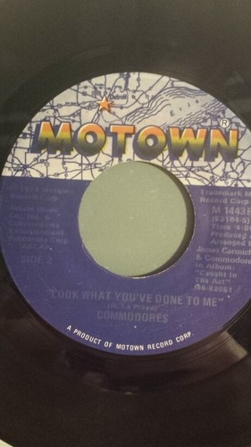 COMMODORES 45 RPM - "Three Times a Lady" "Look What You've Done to Me ...