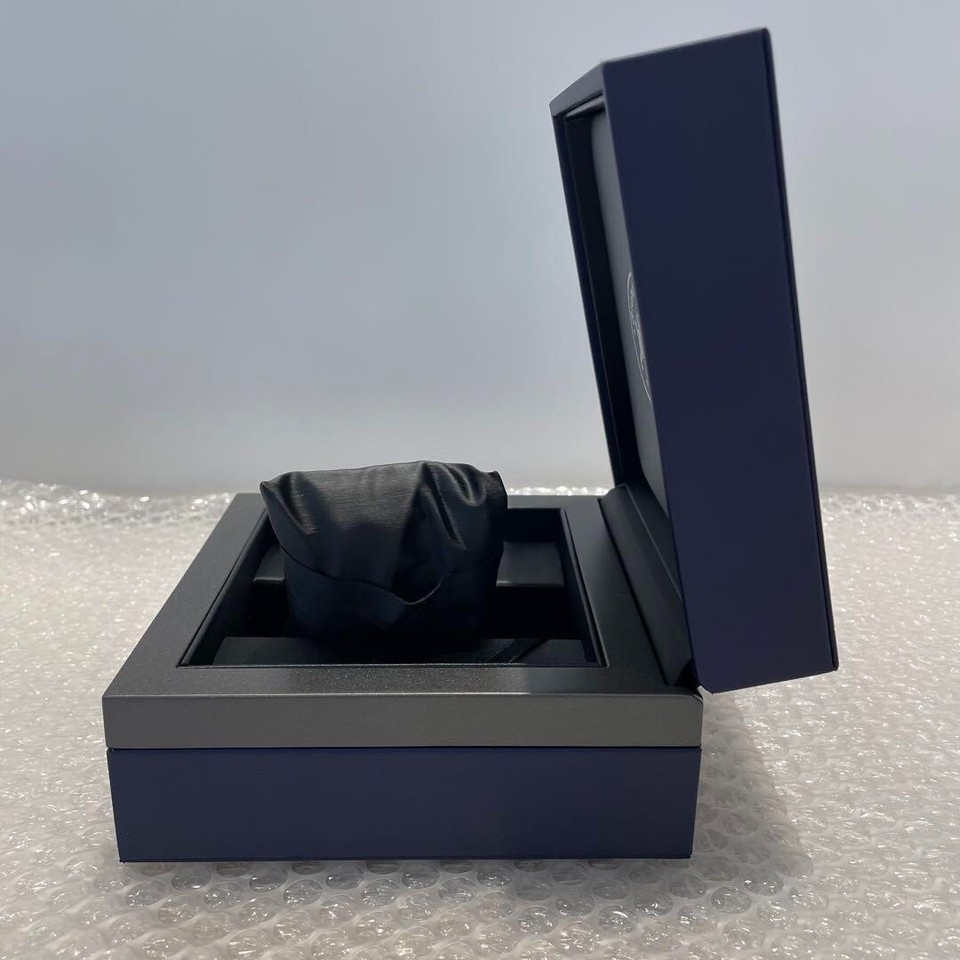 Grand Seiko Empty Watch Box Travel Storage Watch Case Blue From Japan ...