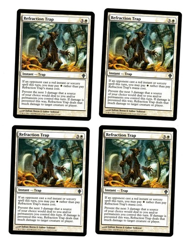 4x Refraction Trap EX Worldwake Mtg Magic EDH 4x x4 | eBay