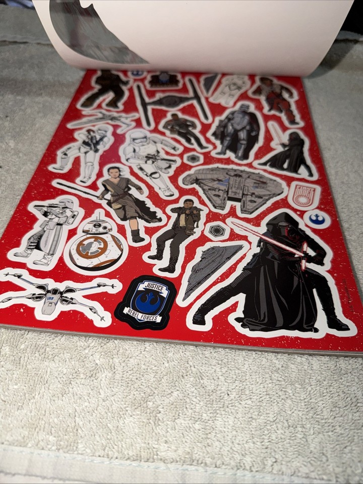 Star Wars A4 Sticker Pad (7 Full Colour Sheets & 26 Stickers) | eBay UK