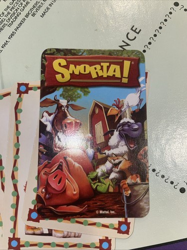 Snorta! Mattel Games 2007 Replacement Pieces Cat Cards | eBay