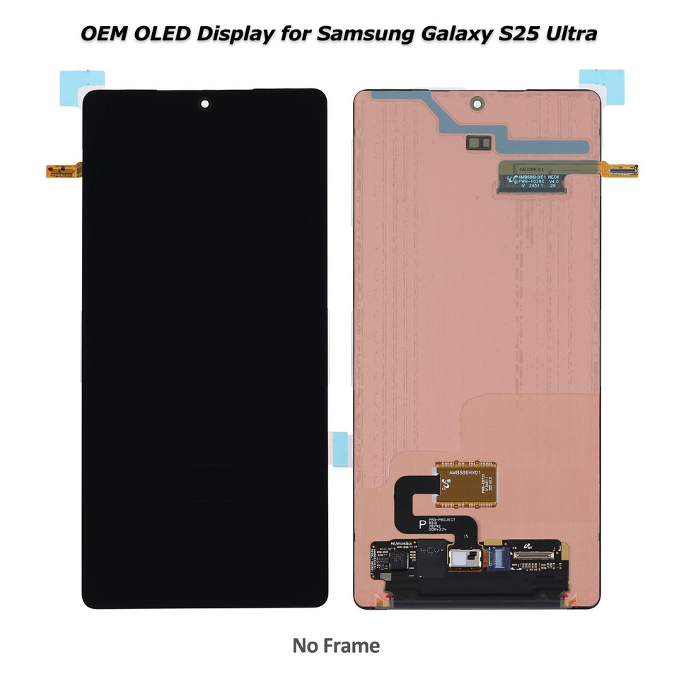 OEM AMOLED For Samsung Galaxy S25/S25 Plus/Ultra LCD Display Screen ...