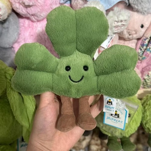 Jellycat Amuseable Siofra Shamrock Ireland Limited Edition Soft Plush ...