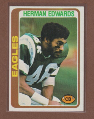 1978 Topps #404 Herman Edwards Rookie - Philadelphia Eagles - 988 - 🔥🏈🔥 ...