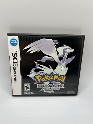 Pokemon Black Version Nintendo DS Case And Inserts Very Clean NO GAME ...