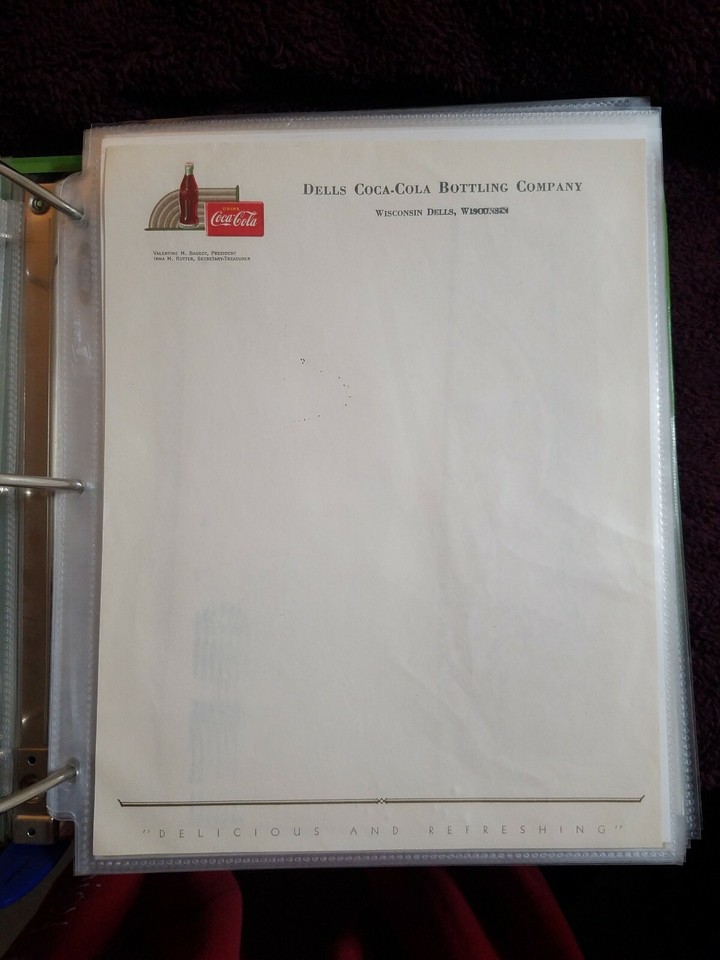 Coca Cola Paper Envelope Letterhead 50s | eBay