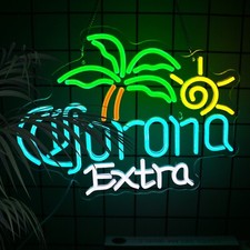 CORONA Extra Beer Bar Pub Cafe LED Neon Light Sign Home Decor for sale ...
