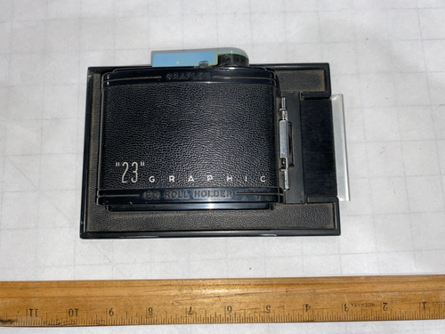 Graflex "23" Graphic 120 Roll Film Holder for 4x5 large format cameras ...