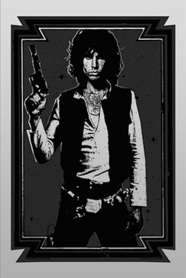 JIM MORRISON LIGHT MY SABER Limited edition print black MATT DYE BLUNT ...
