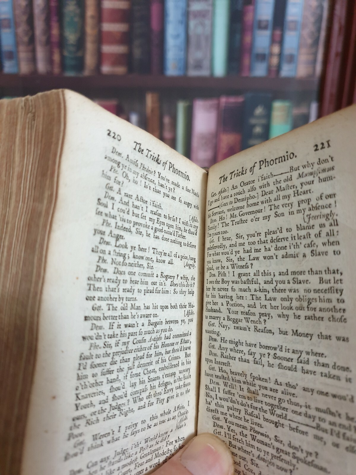 1718 The COMEDIES of TERENCE in English ROMAN HISTORY Theatre Stage ...