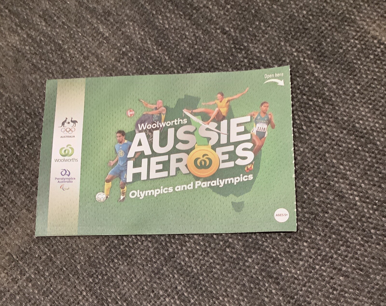 Woolworths Aussie Heroes Olympics and Paralympics Stickers - 085, 086 ...