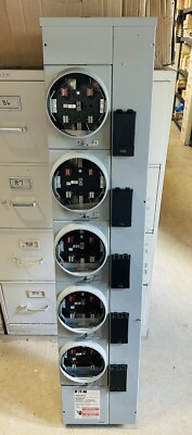 NEW Eaton 3MM512RRLP Meter Stack 5 Socket/Base 800A | eBay