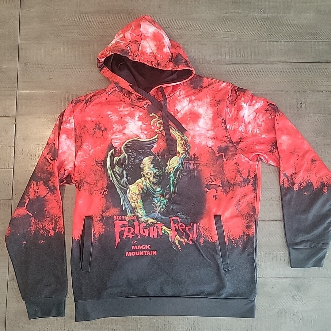 Six Flags Magic Mountain Fright Fest Zombie Red All O… - Gem