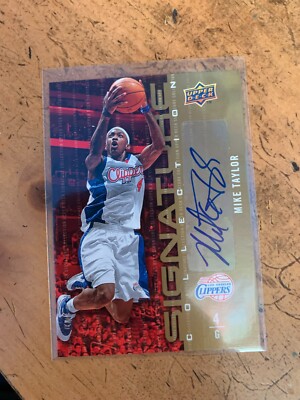 2009-10 Upper Deck Signature Collection #88 Mike Taylor AUTOGRAPH | eBay