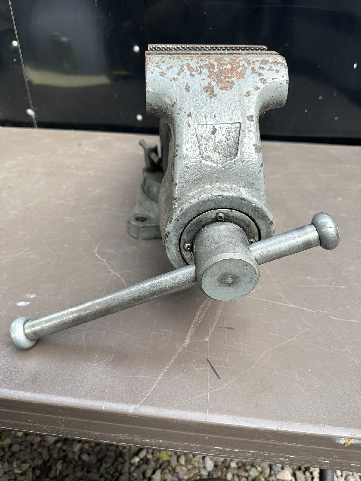 Vintage Wilton Bullet Vise 5" Serrated Jaw with Swivel Base | eBay