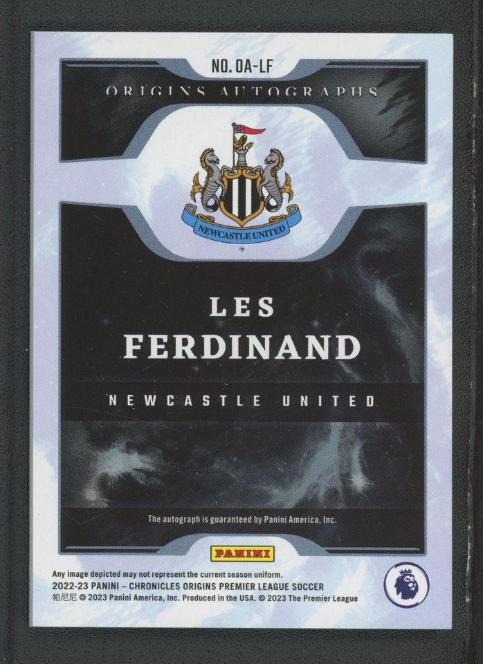 2022-23 Les Ferdinand 052/139 auto panini chronicles origins premier ...