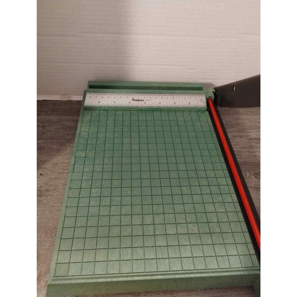 Vintage Premier Paper Cutter & Trimmer Model 210 Polyboard USA With Box ...