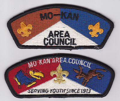 USA BOY SCOUTS OF AMERICA - BSA MO-KAN AREA SCOUT COUNCIL SHOULDER ...
