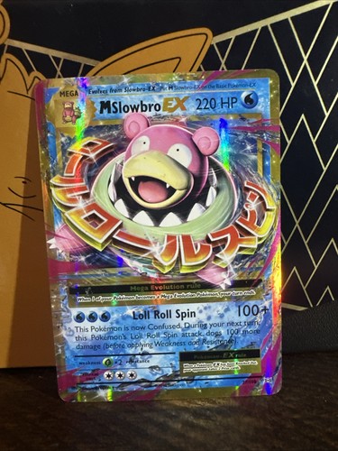 Pokémon TCG M Slowbro EX Mega XY Evolutions Ultra Rare Holo Card 27/108 ...